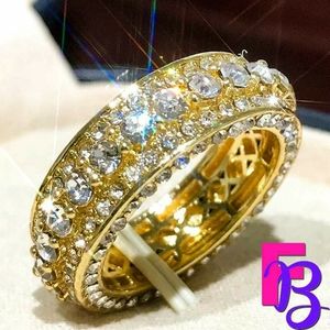 Urban Legend | Accessories | 3 Ct Mens 4k Gold Ring | Poshmark